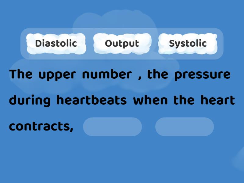 vital signs - Complete the sentence