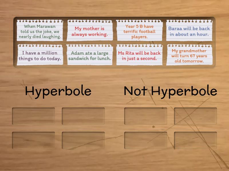 Hyperbole - Group sort