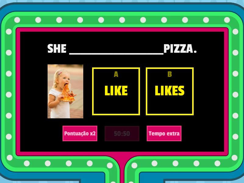 PRESENT CONTINUOUS - 3RD PERSON - S - Gameshow quiz