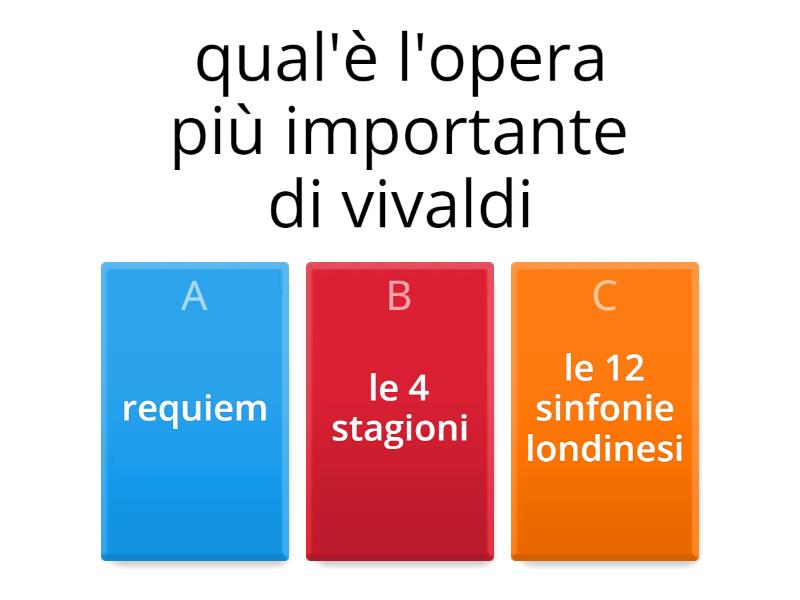 ANTONIO VIVALDI - Quiz