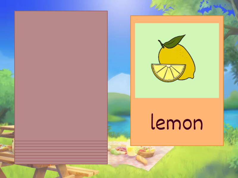 Fruit - Speaking cards