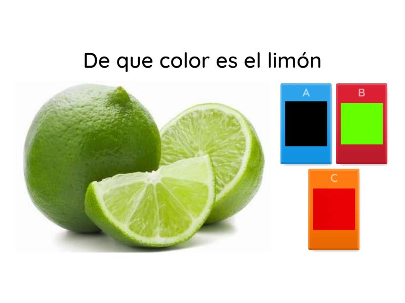 De que color es - Cuestionario