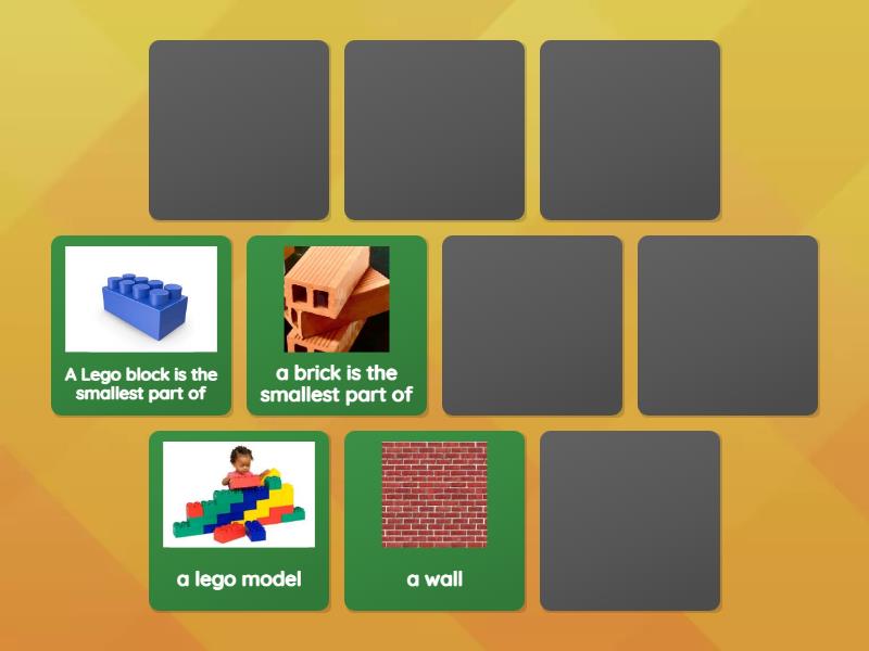 building units - Matching pairs