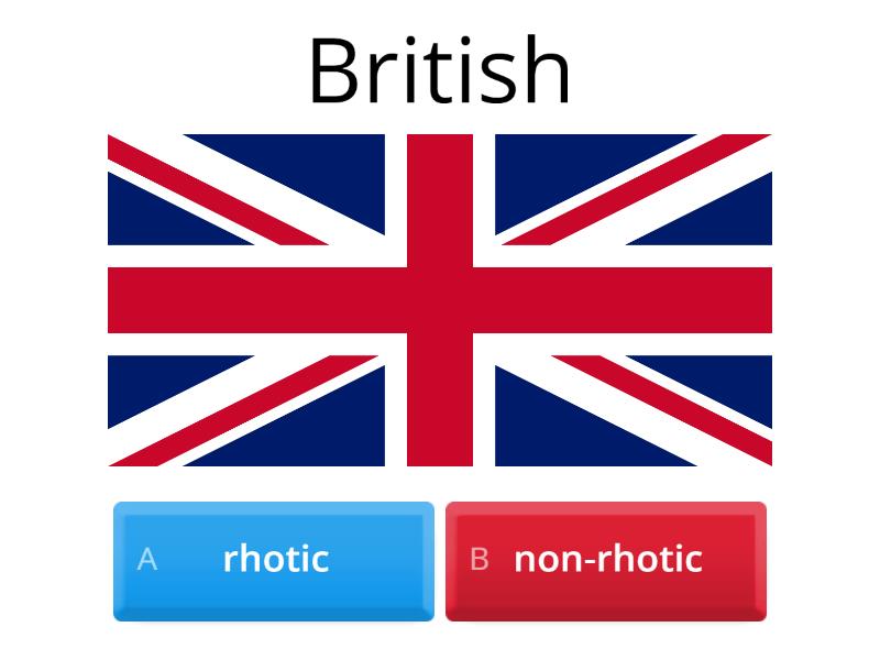 RHOTICITY - Quiz