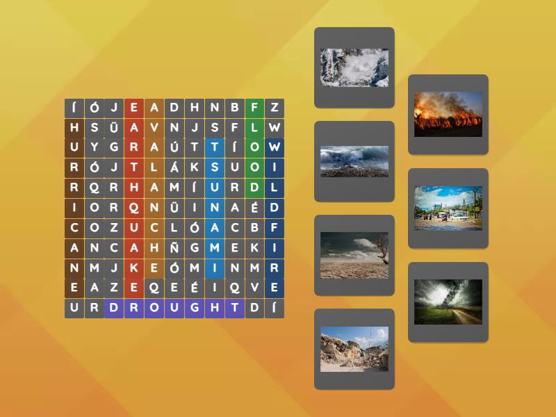 NatureWord Challenge "Level 1 - Word Soup" - Wordsearch