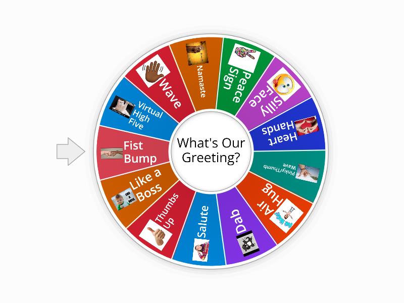 问候方式-Morning Meeting Greeting - Spin the wheel