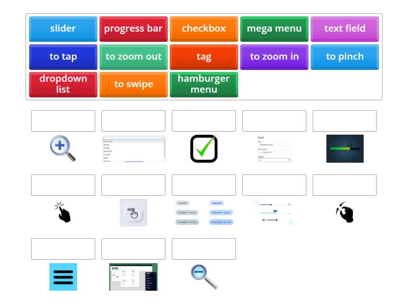 UX terms - Match up