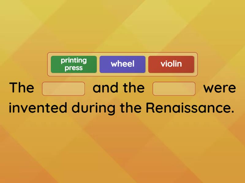 General Knowledge test (Renaissance + bubonic plague) 3 - Completar la ...