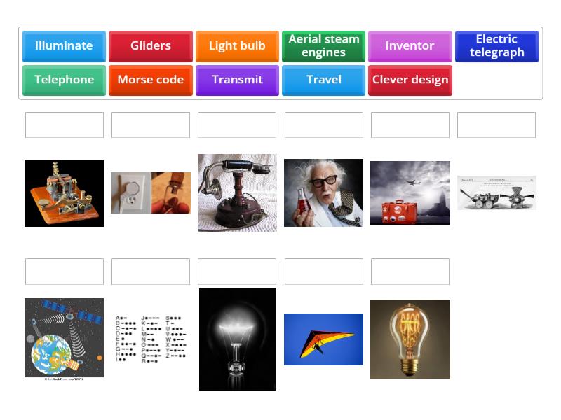 Famous inventors - Match up