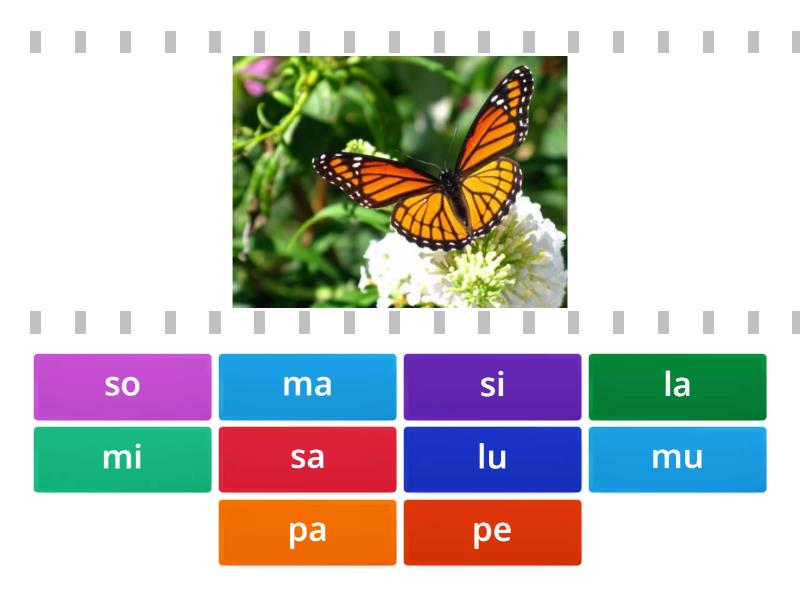 silabas m,p,s y l - Find the match