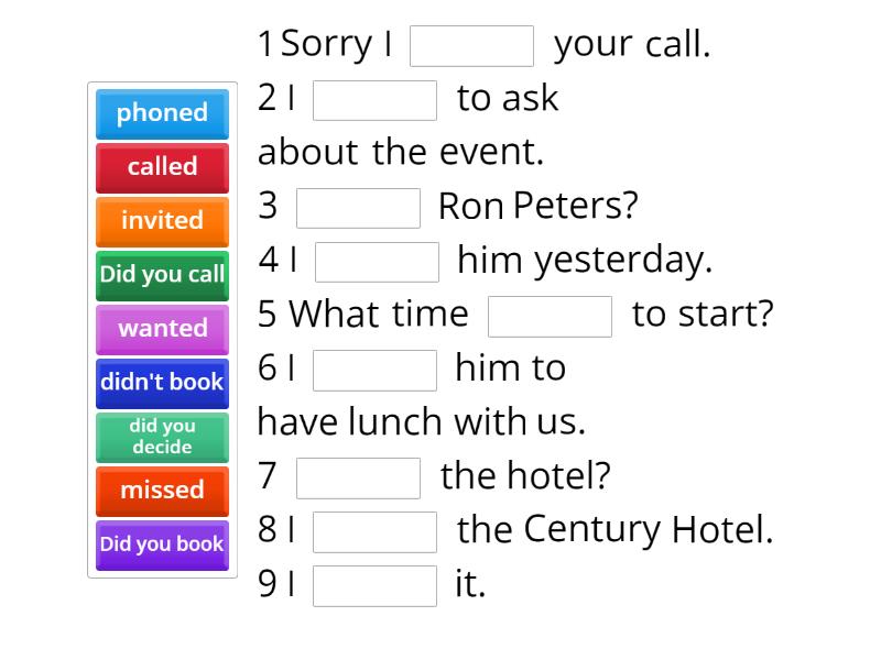 Business Result Elementary U5 Past Simple Regular p35 - Complete the ...