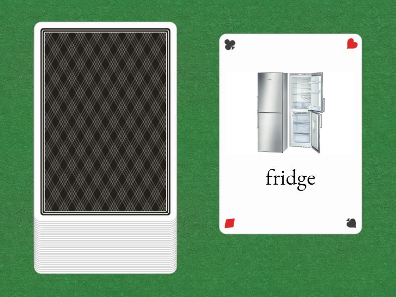 Household objects - Random cards