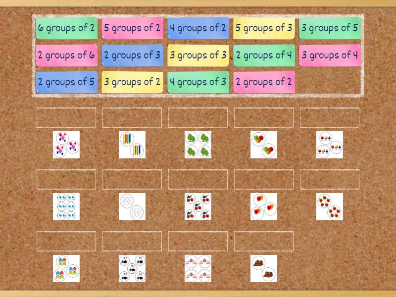 Equal Groups: Picture/Statement - Match up