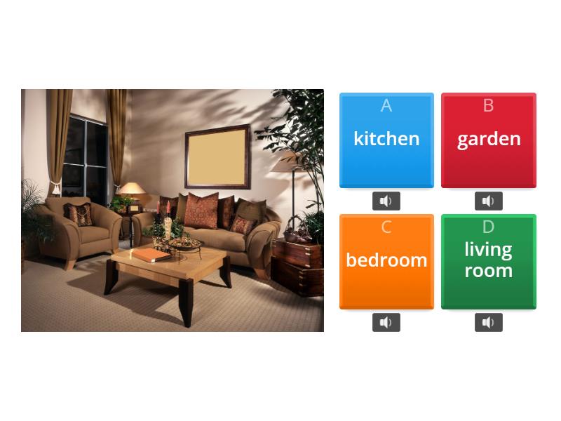 Rooms of the house - Quiz