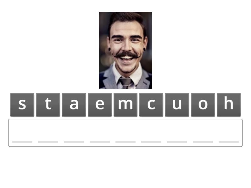 A2.3 Parts of the face-extra - Anagram