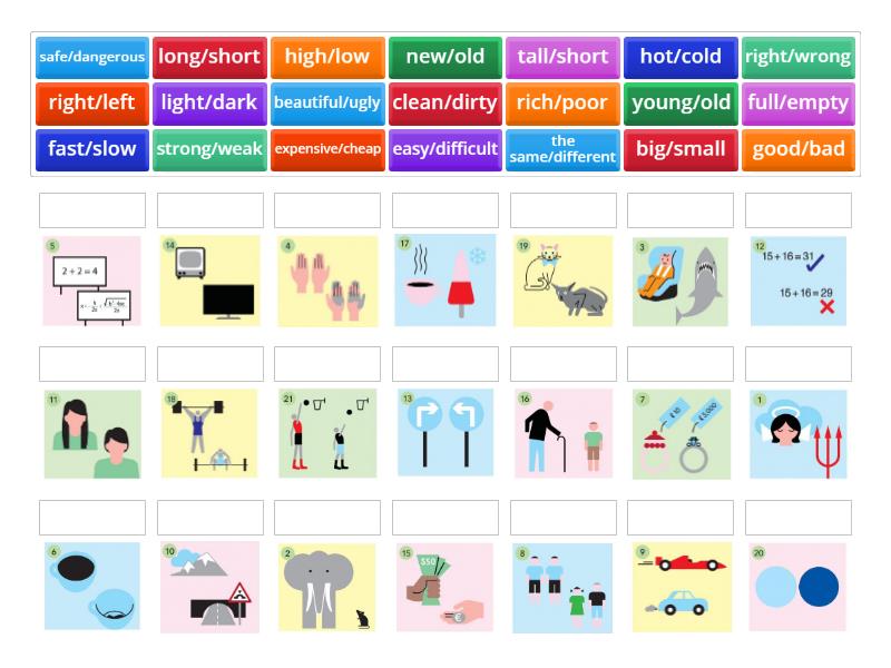 2b Adjectives EF - Match up