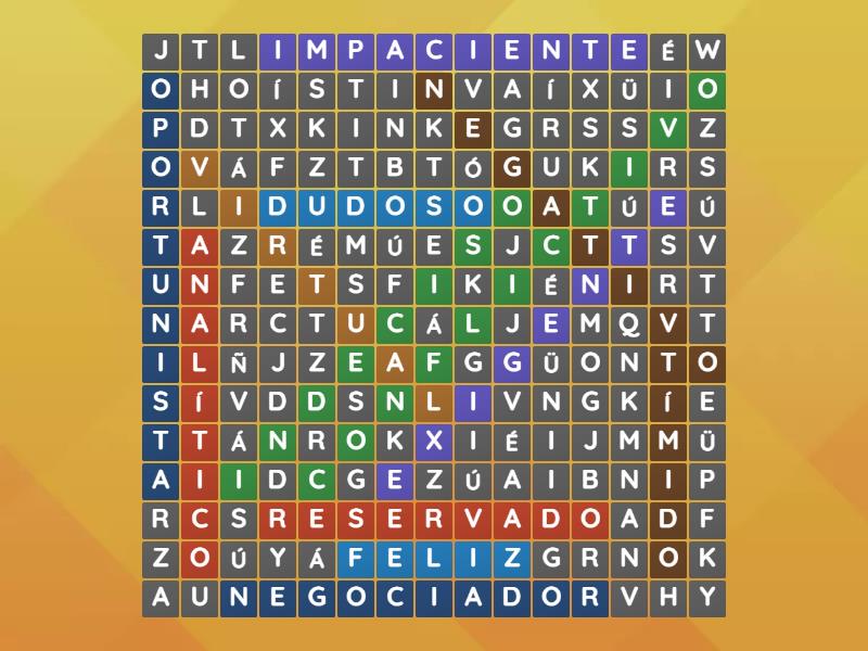 encuentra las palabras - Wordsearch