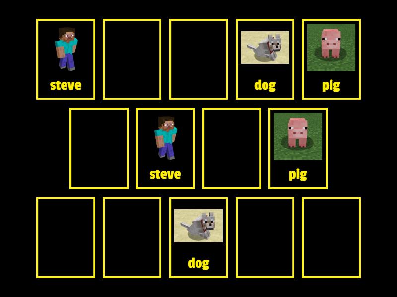 Minecraft - Matching pairs