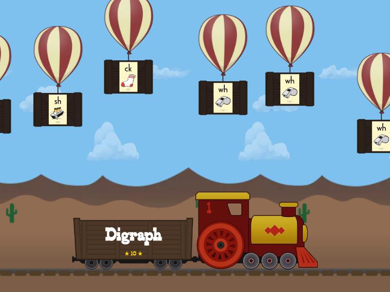 : Digraphs, Bonus Letters & Welded Sounds - Balloon pop