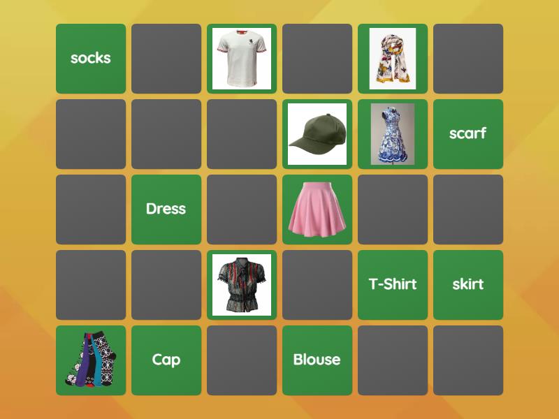 Memory Game Clothes - Parejas