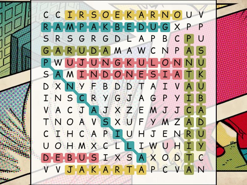 Indonesia - Wordsearch