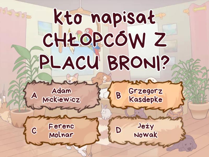 Chlopcy z placu broni - Quiz