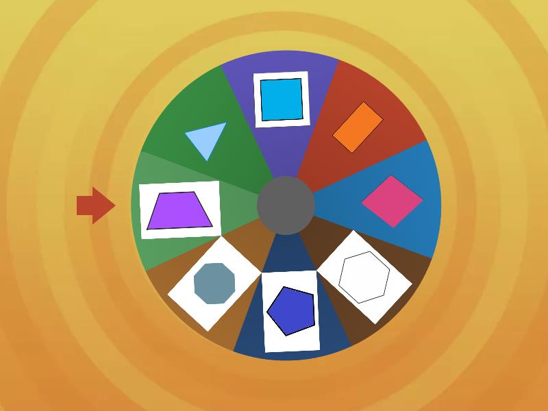 Geometric Shapes - Spin the wheel