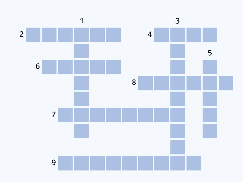 NEW Elementary/ Lesson 6C/ Workbook Vocabulary 1A - Crossword