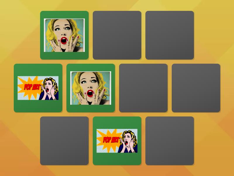 Pop Art 21. - Matching pairs