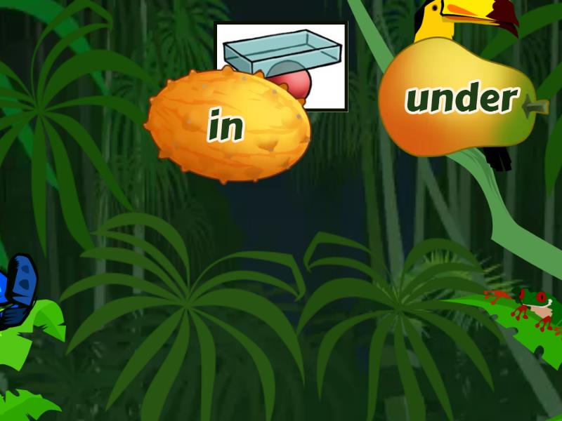 Prepositions of Place - Fruta voladora