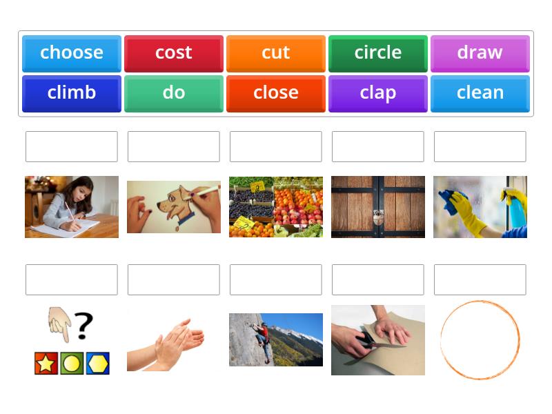 regular and irregular verbs - Match up