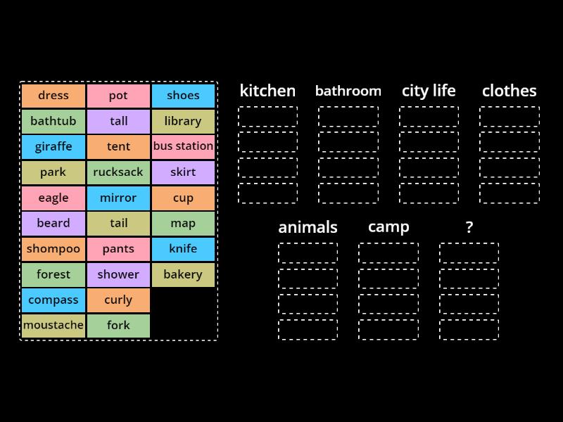 categorize - Group sort