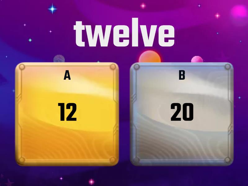 lesson 26 (5) Numbers teen/ty - Quiz