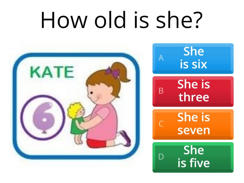 How old is he/she? - Quiz