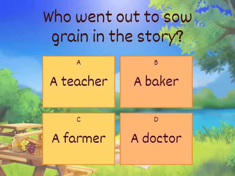 The Parable of the Sower - Quiz