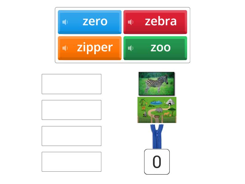 Letter Zz - Match up