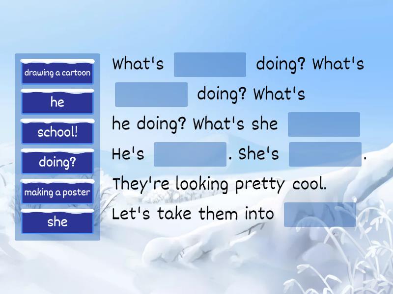 Complete the song lyrics - Complete the sentence