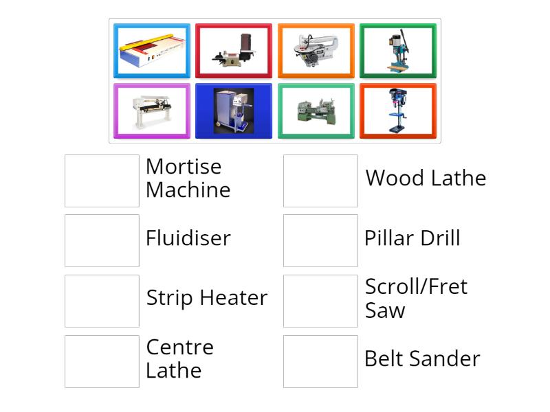 Machine Tools - - Match up