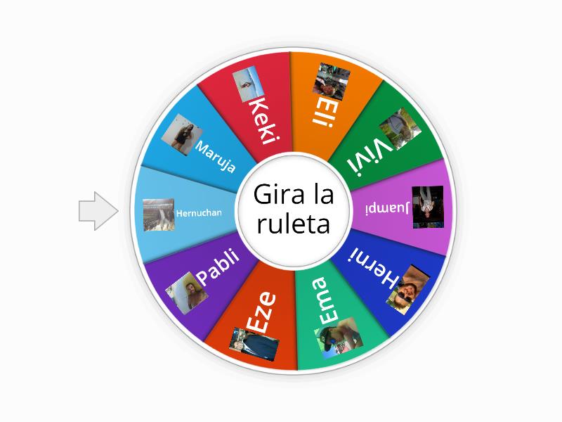 Ruleta jugadores - Spin the wheel