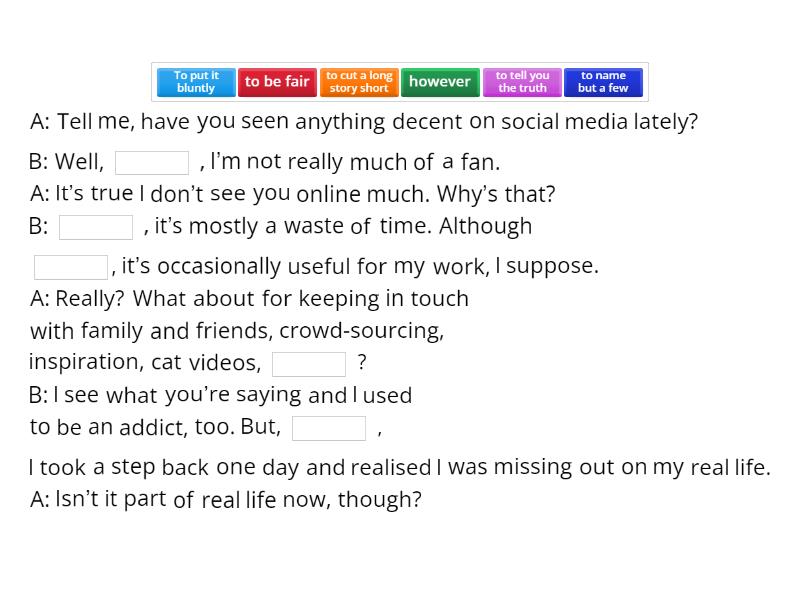 I7 Unit 2 Infinite phrases - Complete the sentence