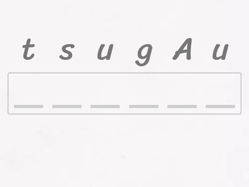 Months task 2 - Anagram