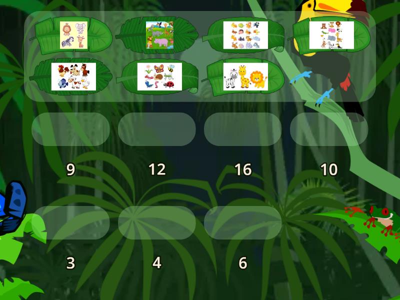 CONTANDO LOS ANIMALES - Match up