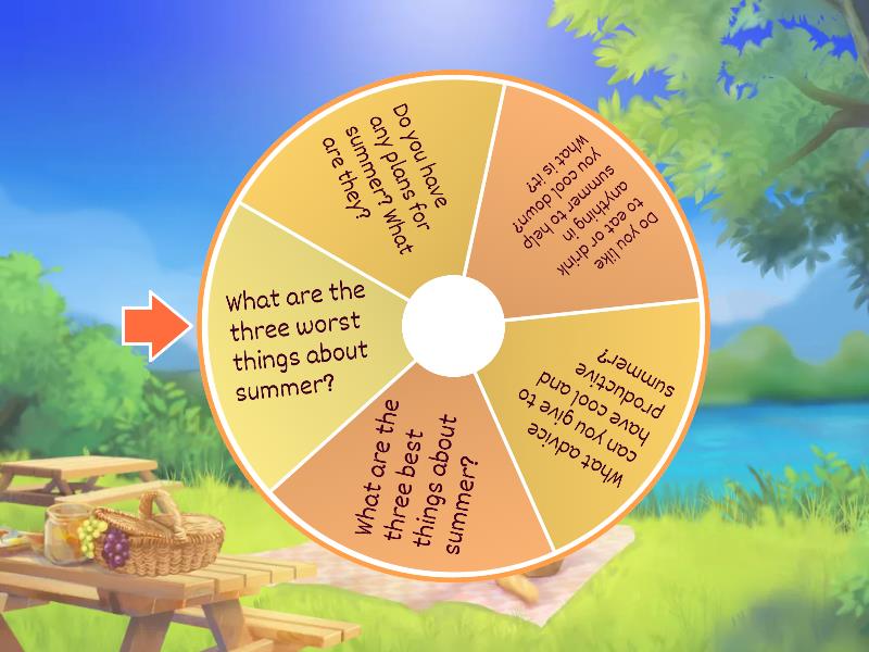 Summer (speaking) - Spin the wheel