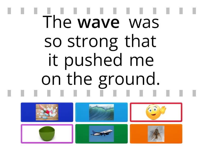 Multiple Meanings - Find the match