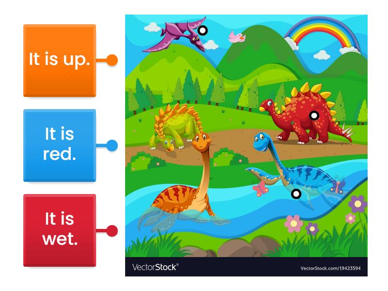 Dinosaur match up - Labelled diagram
