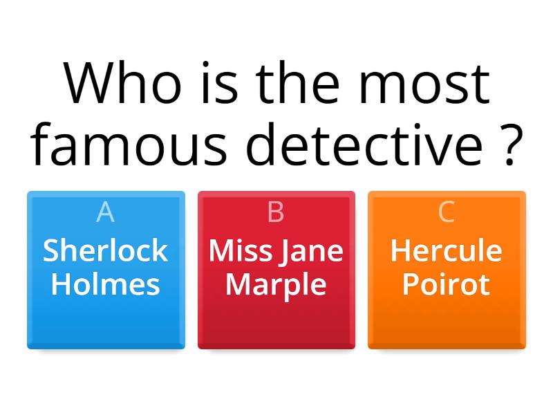 The best detective of all time - Quiz