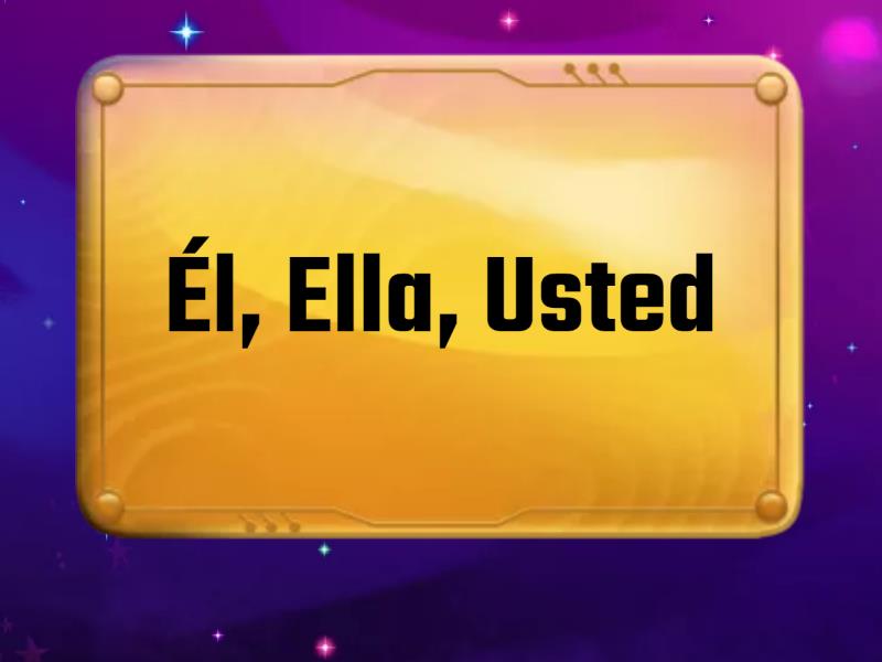 Verbo Ser - Flash cards