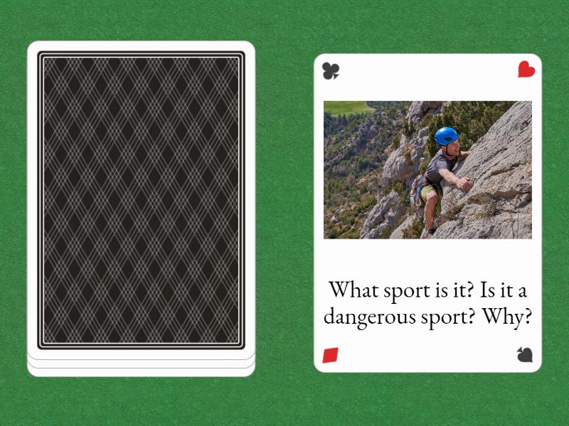 Sports - Speaking cards