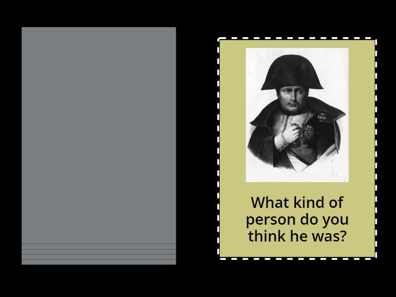 Napoleon Bonaparte - Speaking cards