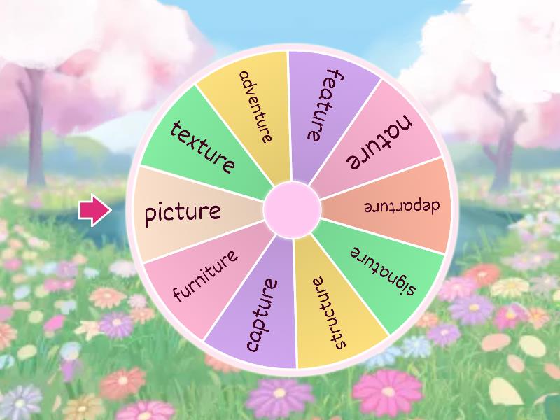 -ture word practice - Random wheel
